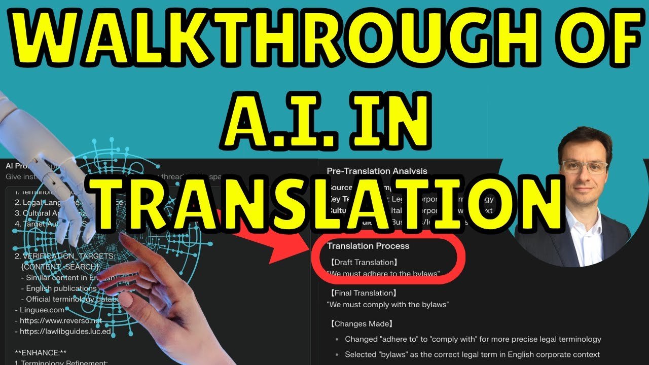 Walk-Through of AI in Translation – Translation Services